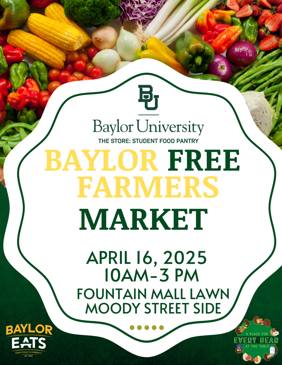 Baylor Free Farmer's Market on Campus | Calendar | Baylor University